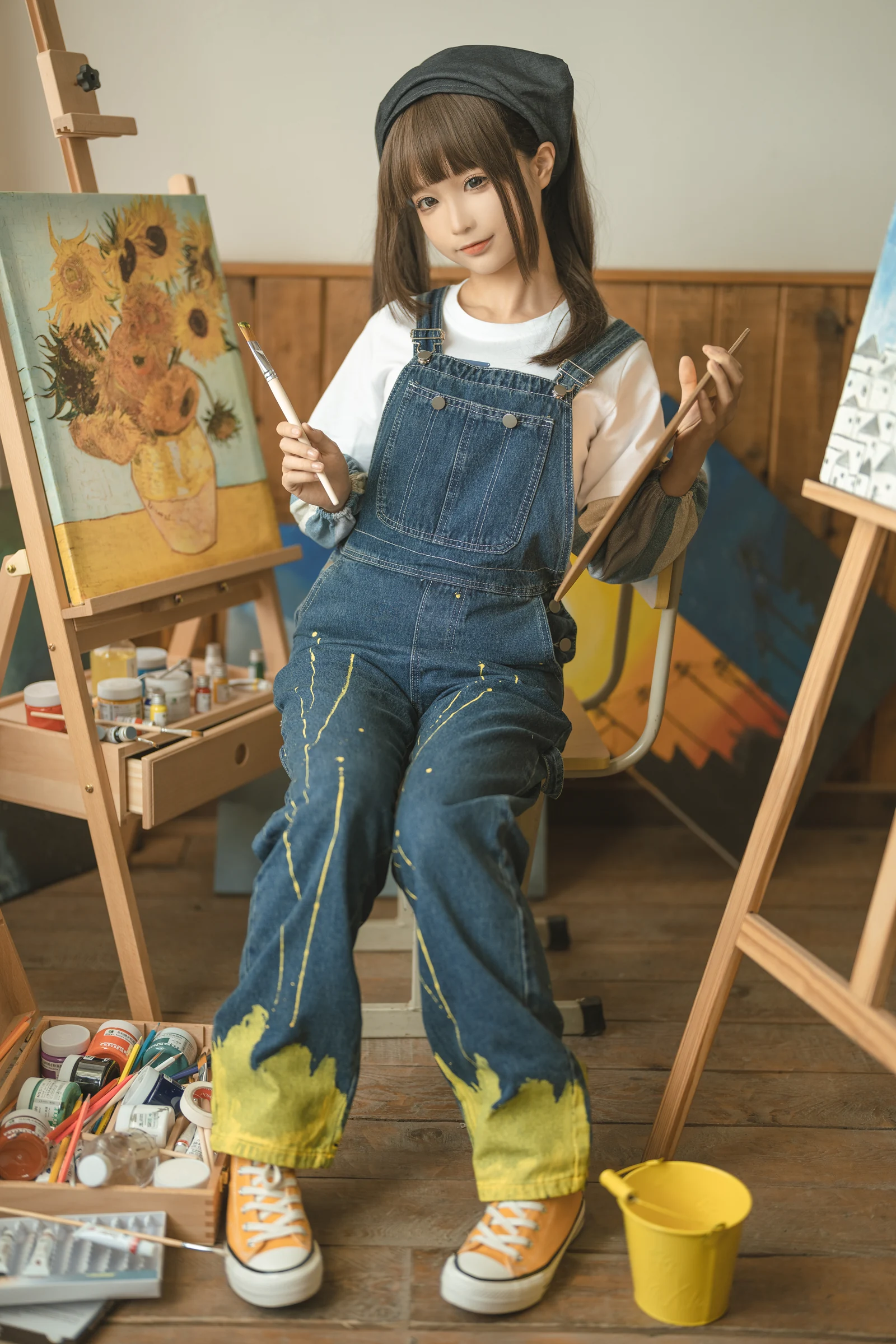 蠢沫沫 - NO.202 小画家 [110P-1.08GB] | chunmomo